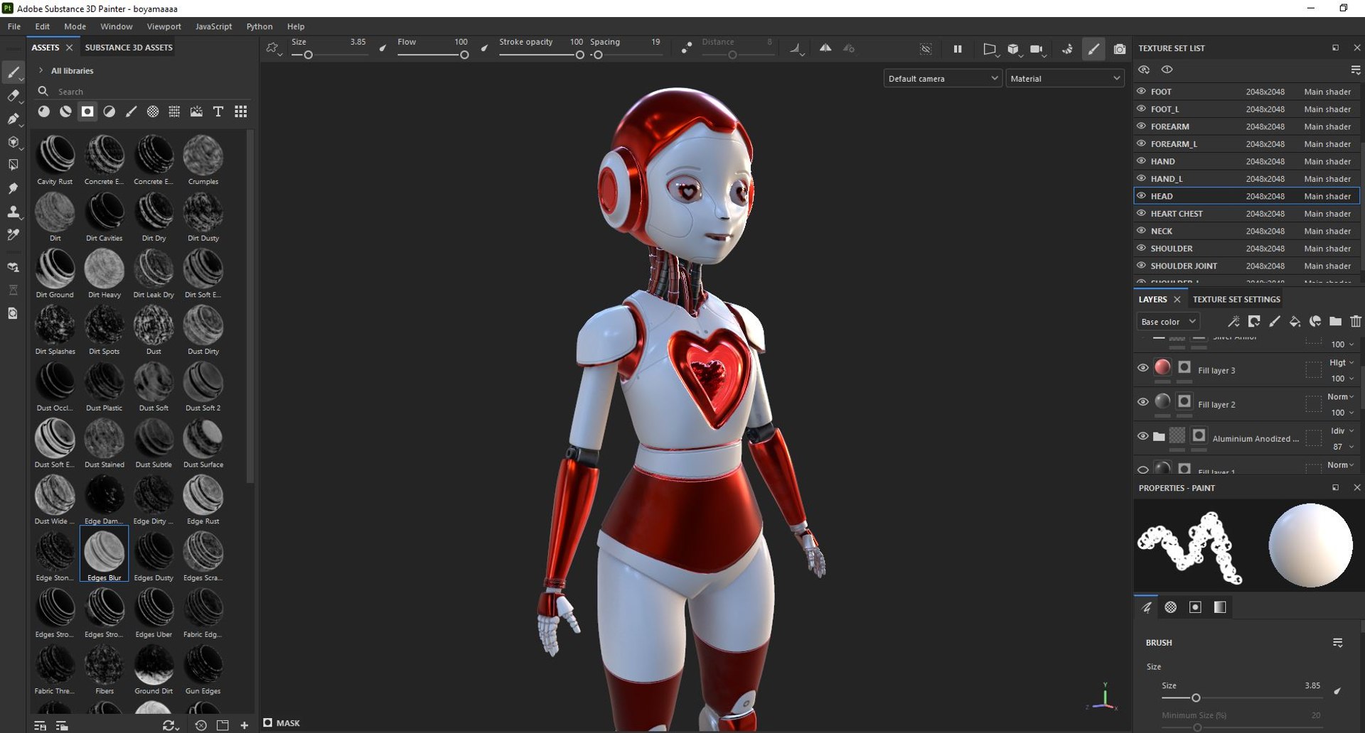 3D VALENTINE ROBOT - TurboSquid 2527002