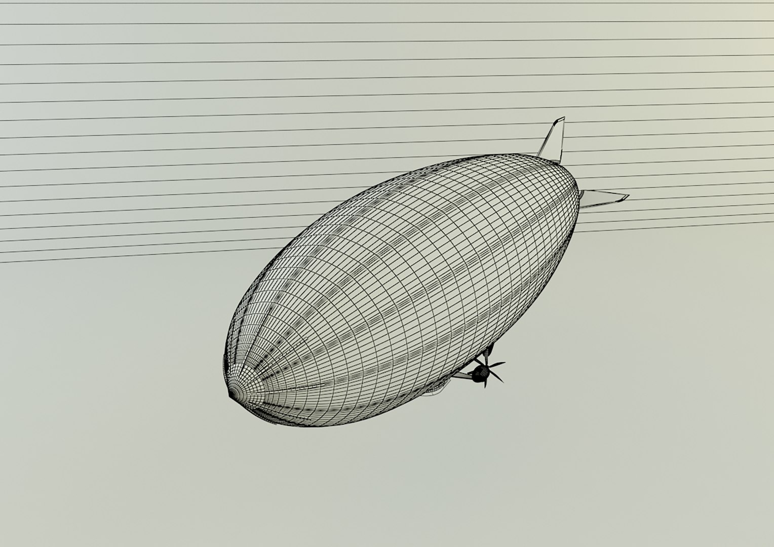3D Zeppelin Model - TurboSquid 2070252
