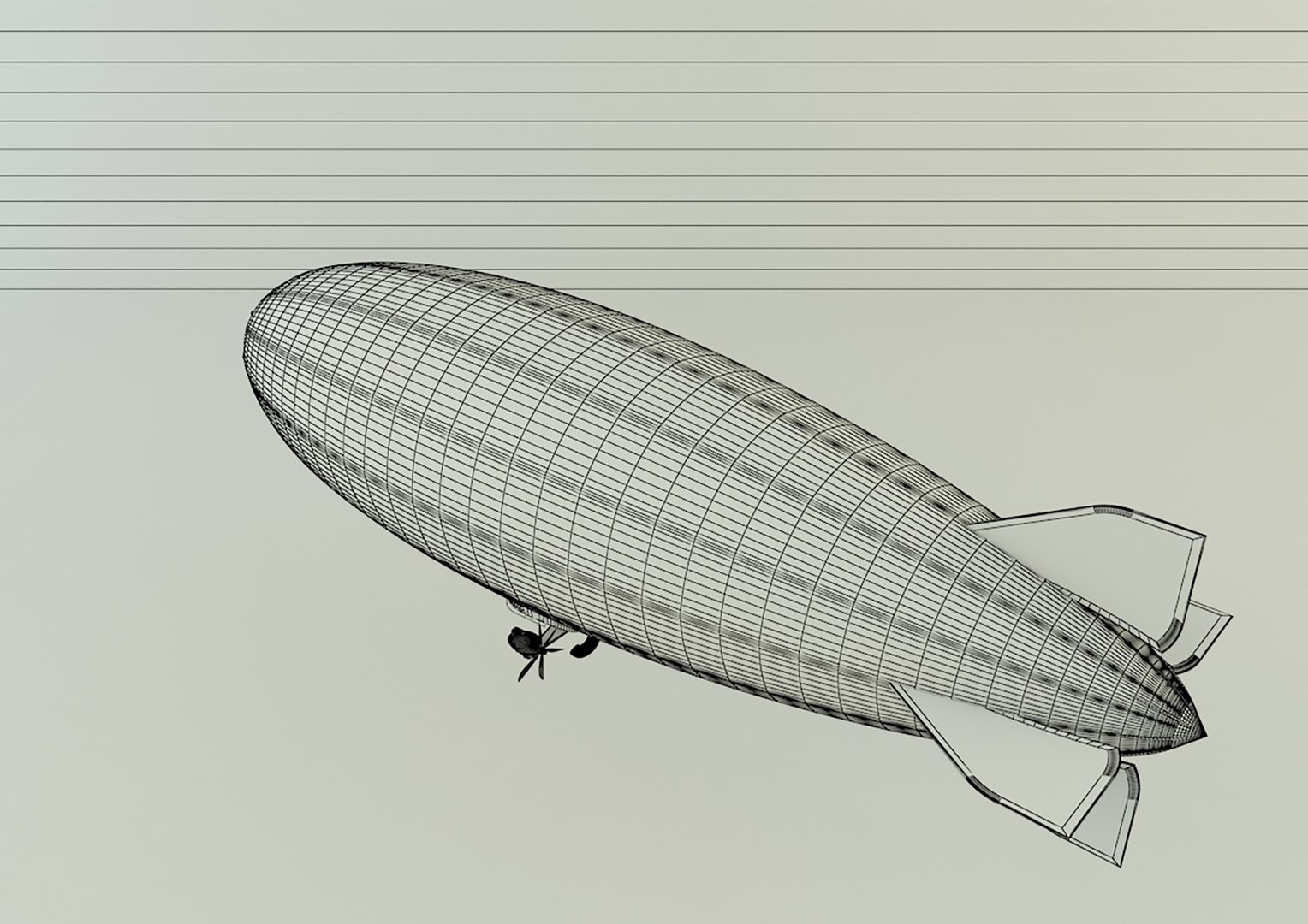 3D Zeppelin Model - TurboSquid 2070252
