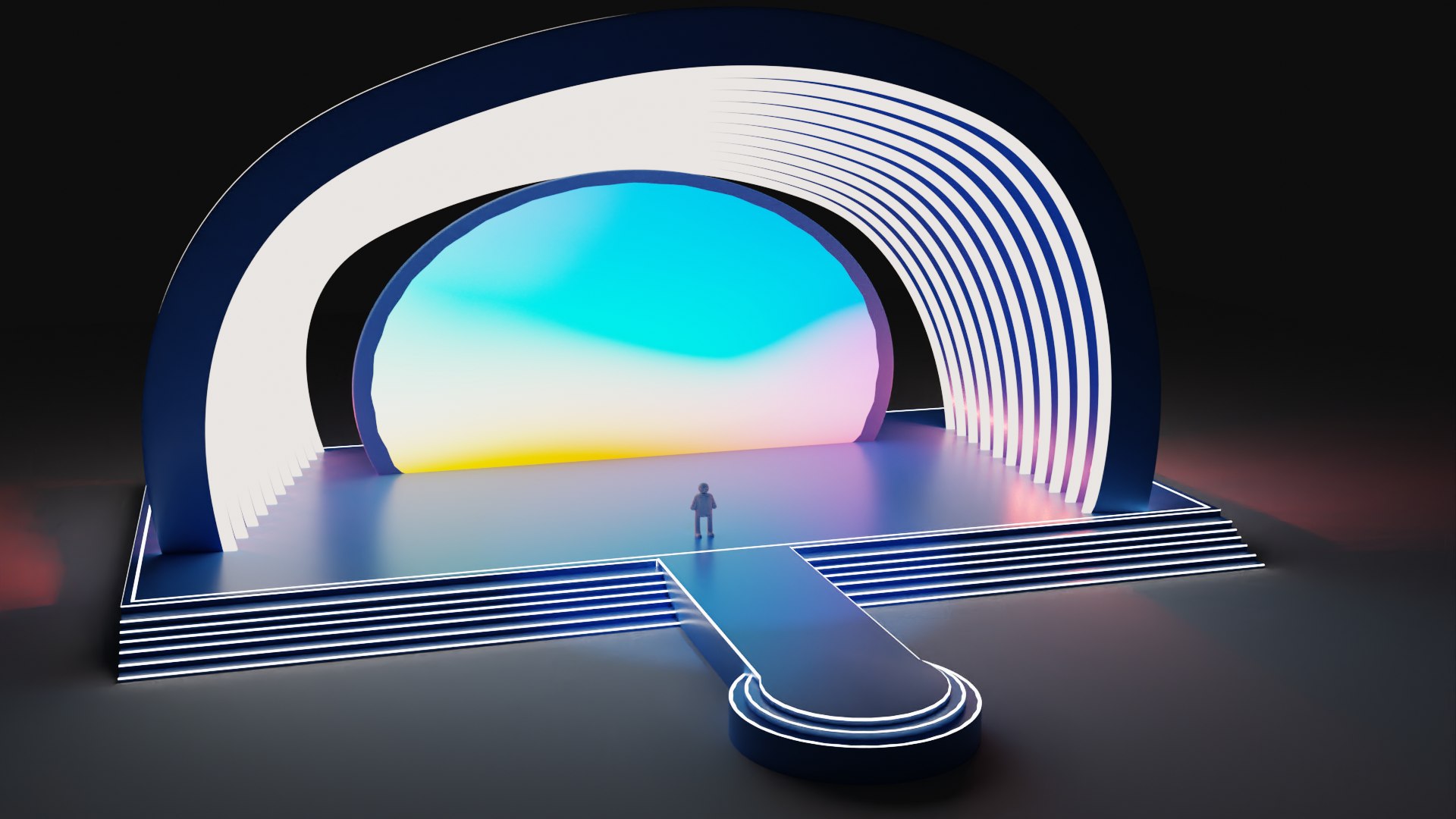 Event Stage Set Collection 3D Model - TurboSquid 2048351