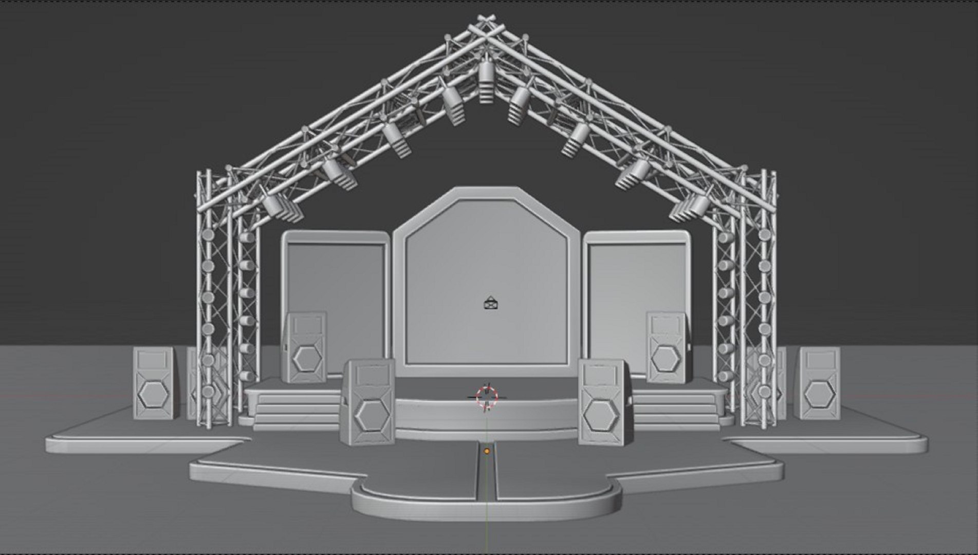 Event Stage Set Collection 3D Model - TurboSquid 2048351