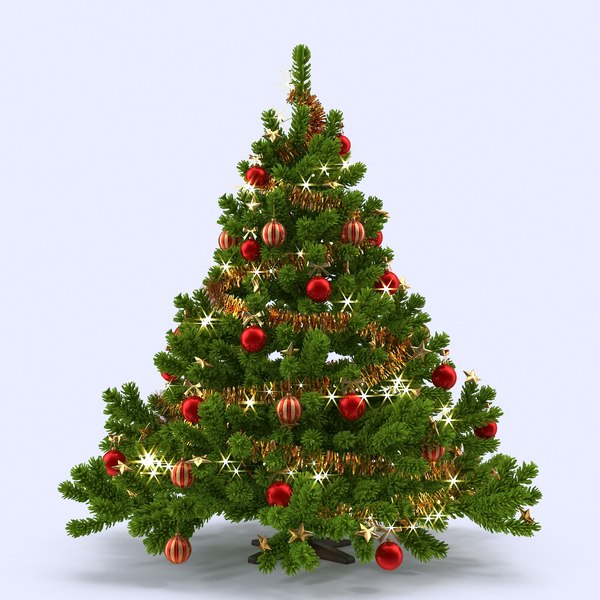3d christmas tree model