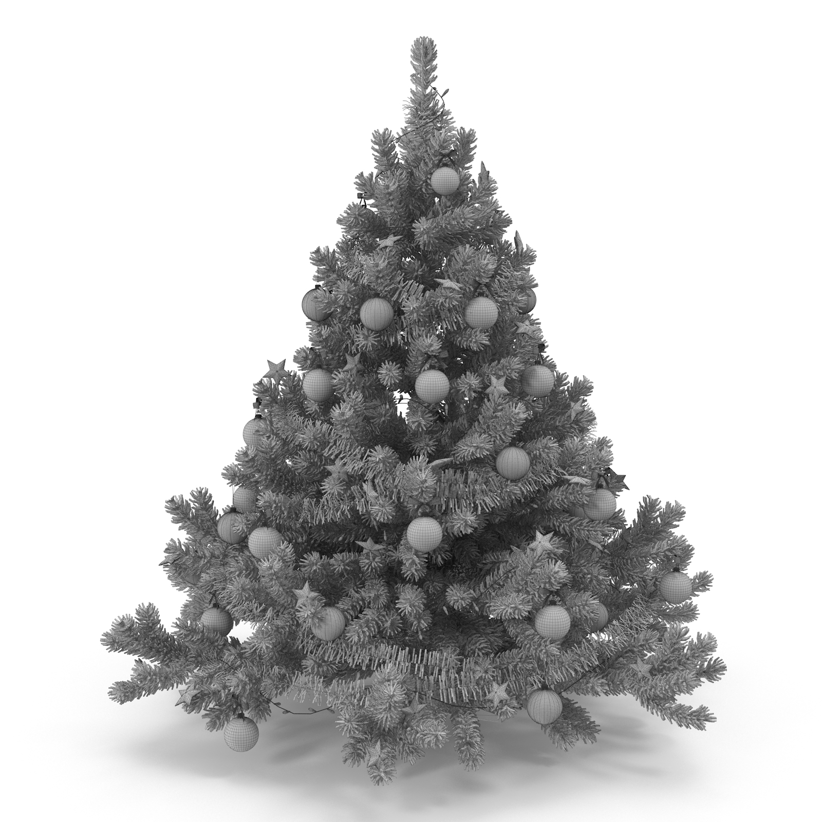 3d christmas tree model