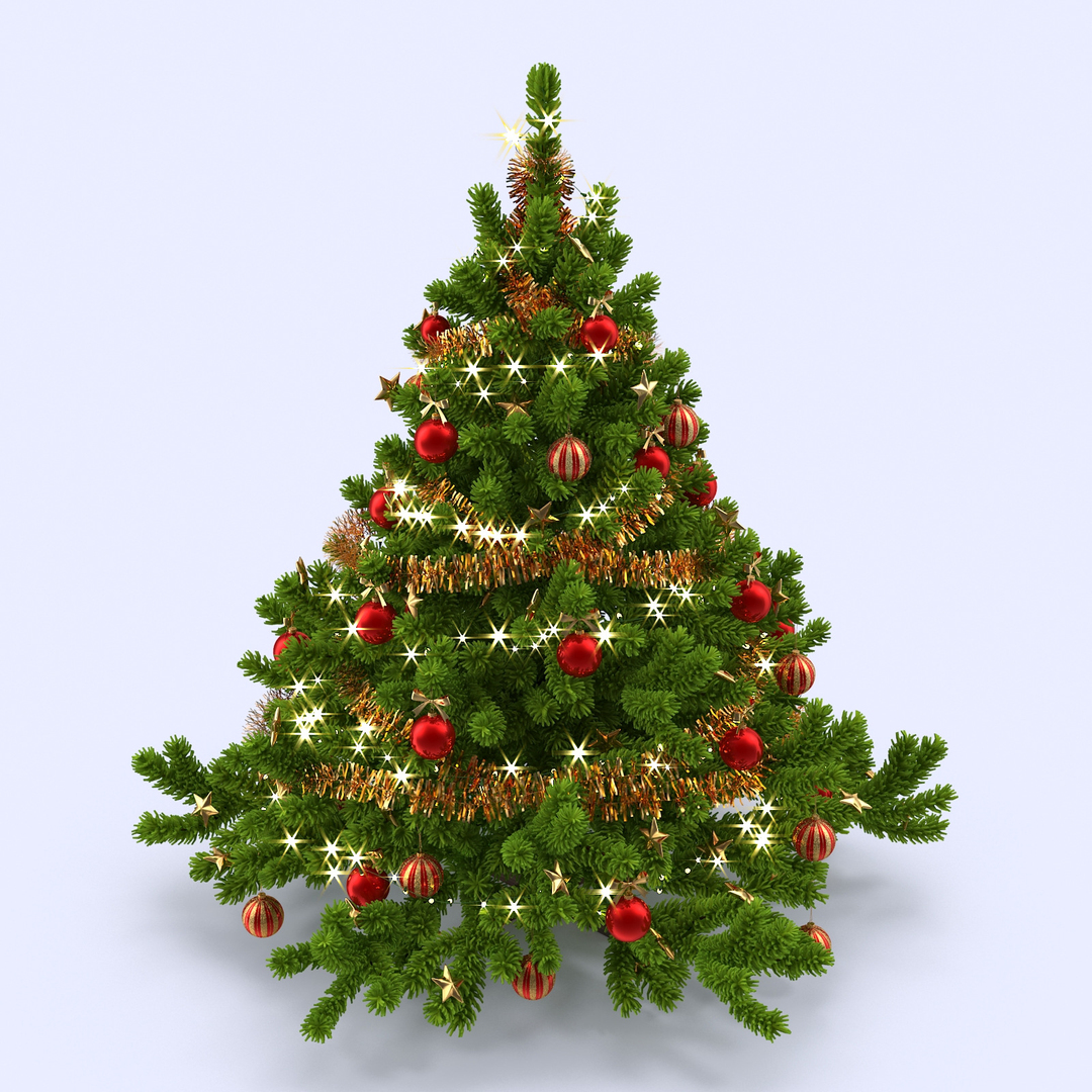 3d christmas tree model