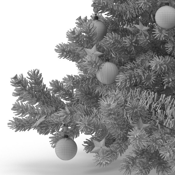 3d christmas tree model