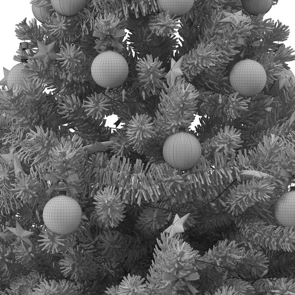 3d christmas tree model