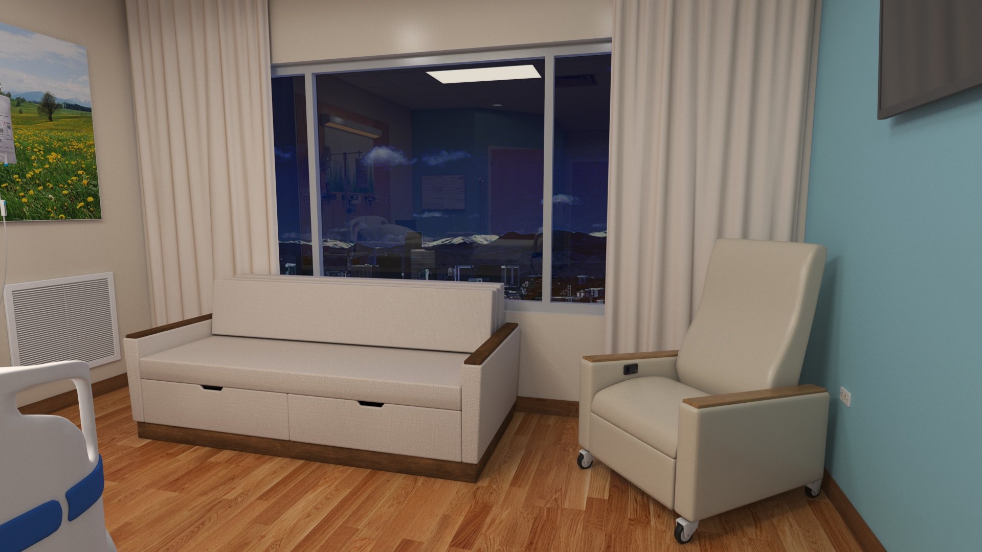 3D Patient Room V2 - TurboSquid 1896119