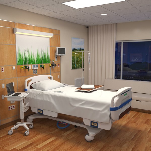 3D Patient Room V2 - TurboSquid 1896119