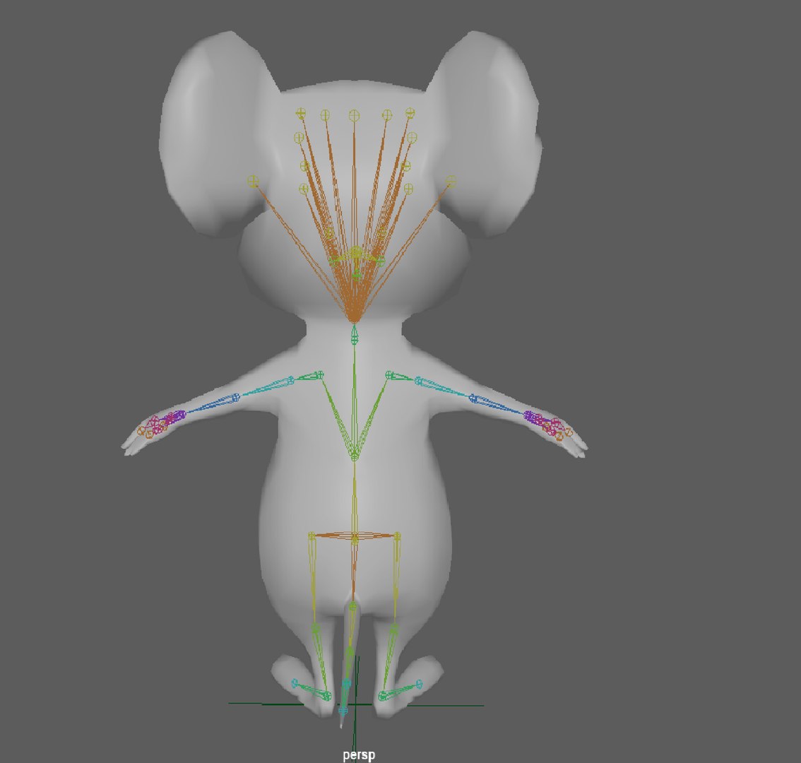 Cute Cartoon Mouse Model - TurboSquid 2109177