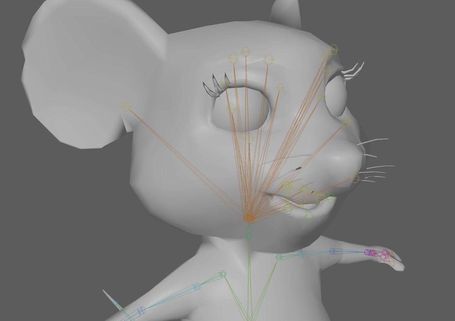 Cute Cartoon Mouse Model - TurboSquid 2109177