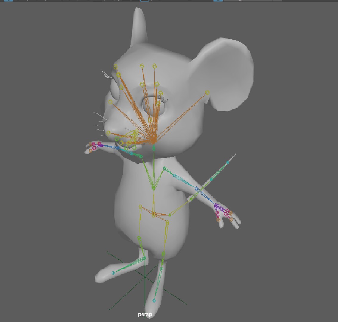Cute Cartoon Mouse Model - TurboSquid 2109177