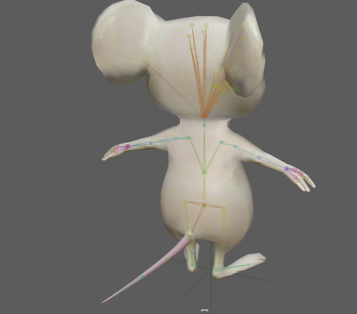 Cute Cartoon Mouse Model - TurboSquid 2109177