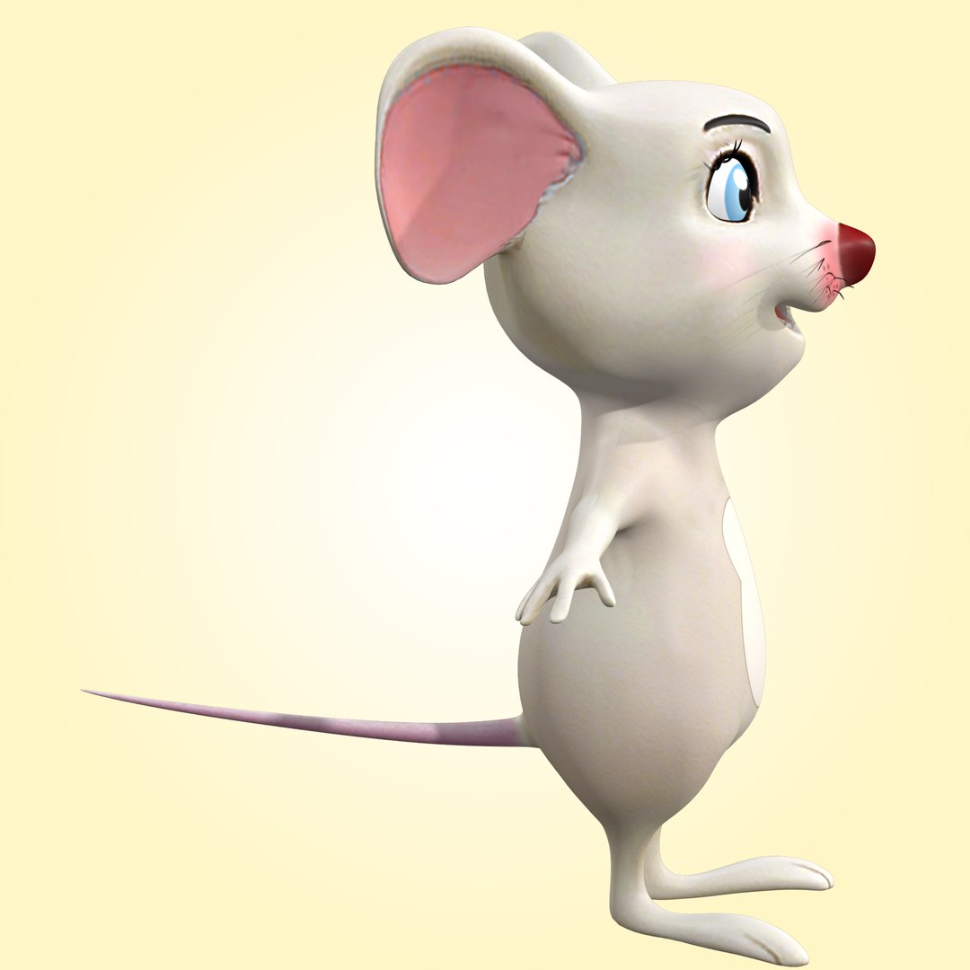 Cute Cartoon Mouse Model - TurboSquid 2109177