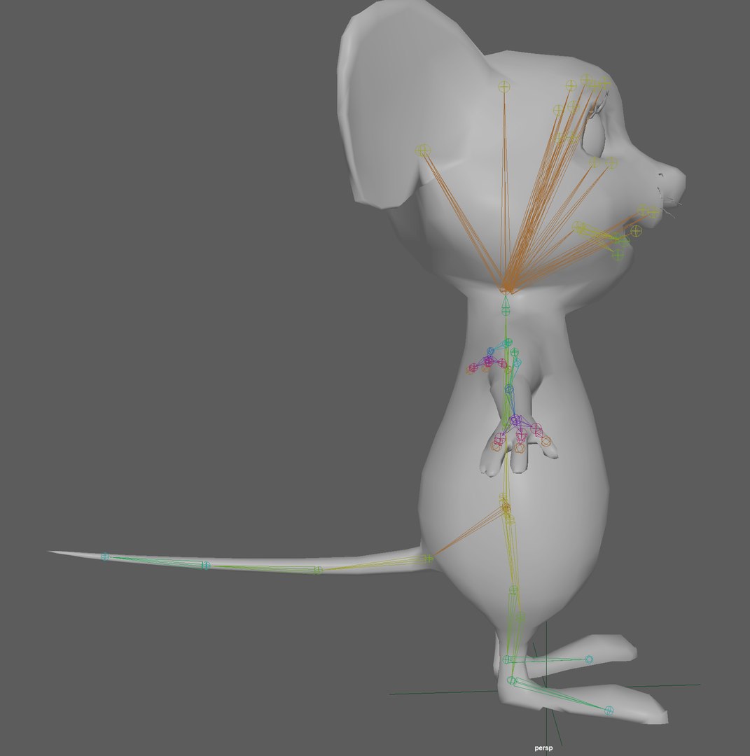 Cute Cartoon Mouse Model - TurboSquid 2109177