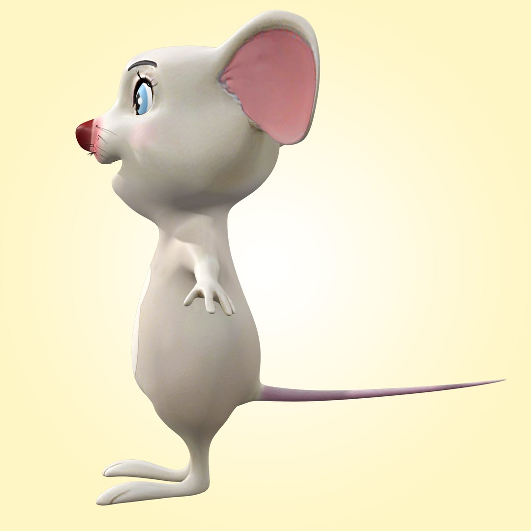 Cute Cartoon Mouse Model - TurboSquid 2109177