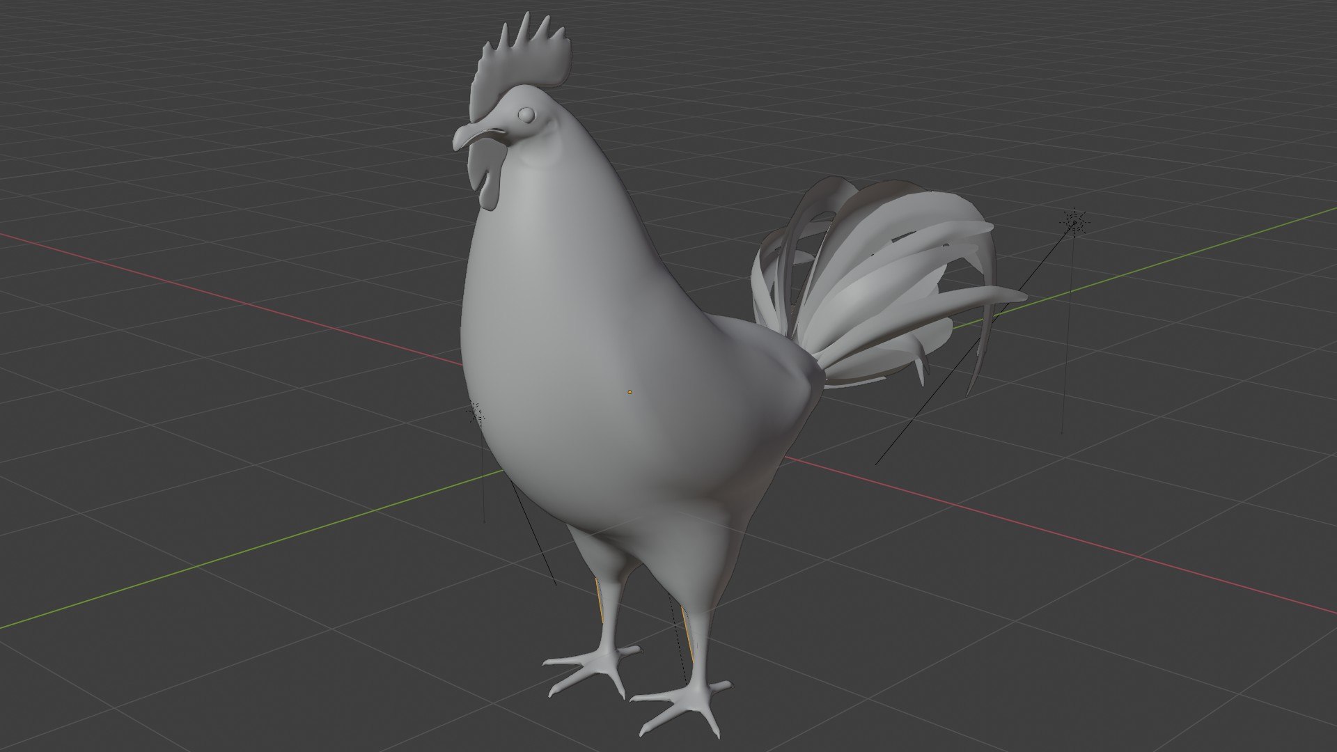 3D Model Rooster Hen Rigged - TurboSquid 1664656