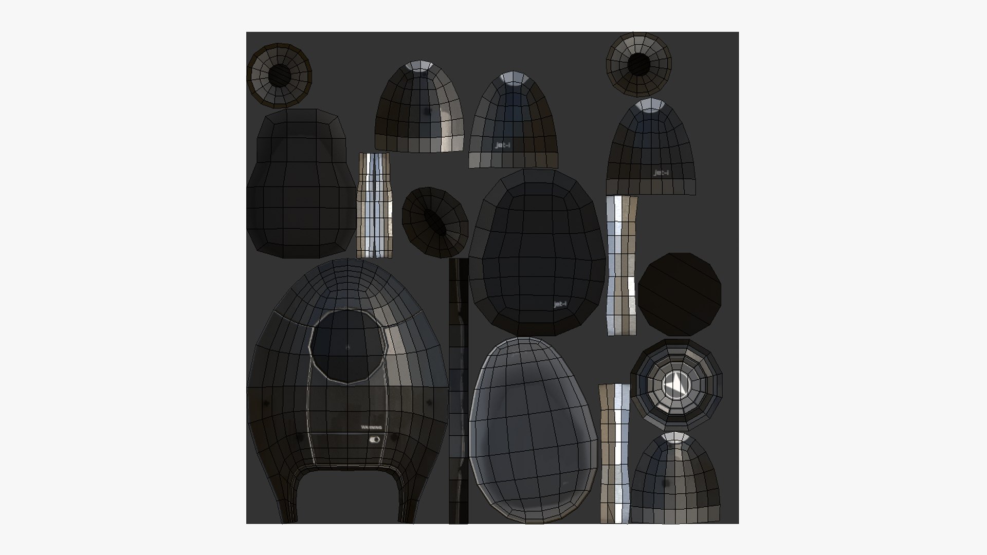 Jetpack Low Poly I04 - SciFi Character Design 3D Model - TurboSquid 2256410