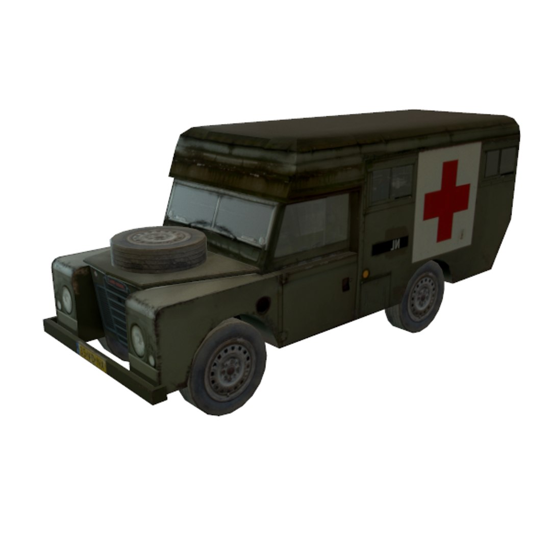 land rover defender 109 3d max