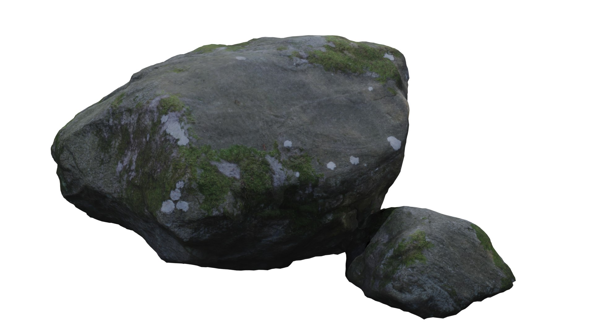 Double Stone Model - TurboSquid 1853071