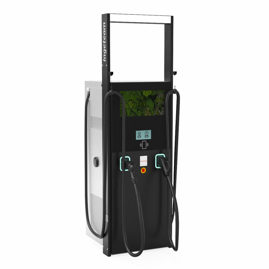 Ingeteam Rapid 180 EV Car Charging Station 3D Model - TurboSquid 2308719