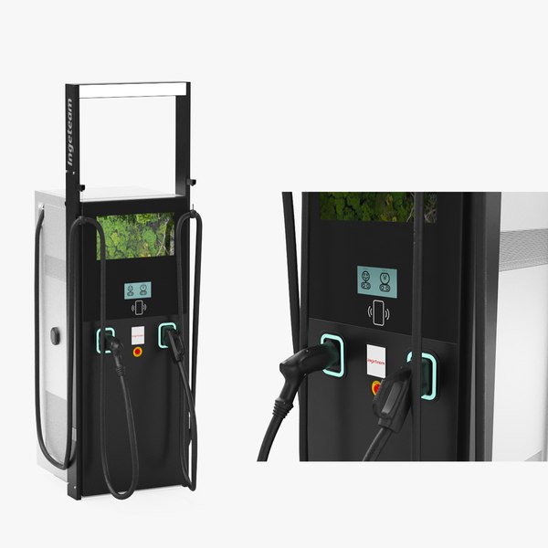 Ingeteam Rapid 180 EV 汽车充电站3D模型 - TurboSquid 2308719