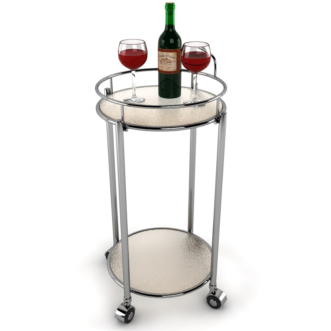 3d Cosmopolitan Bar Cart