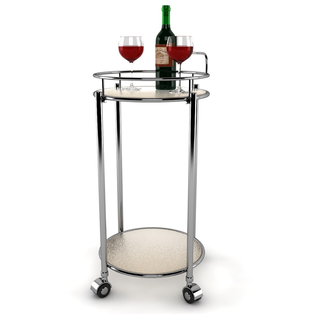 3d Cosmopolitan Bar Cart