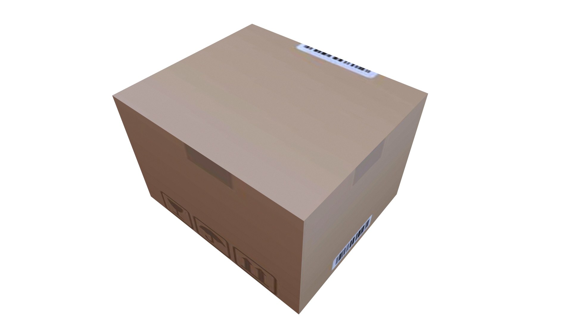 Carton Box Model - TurboSquid 2293402