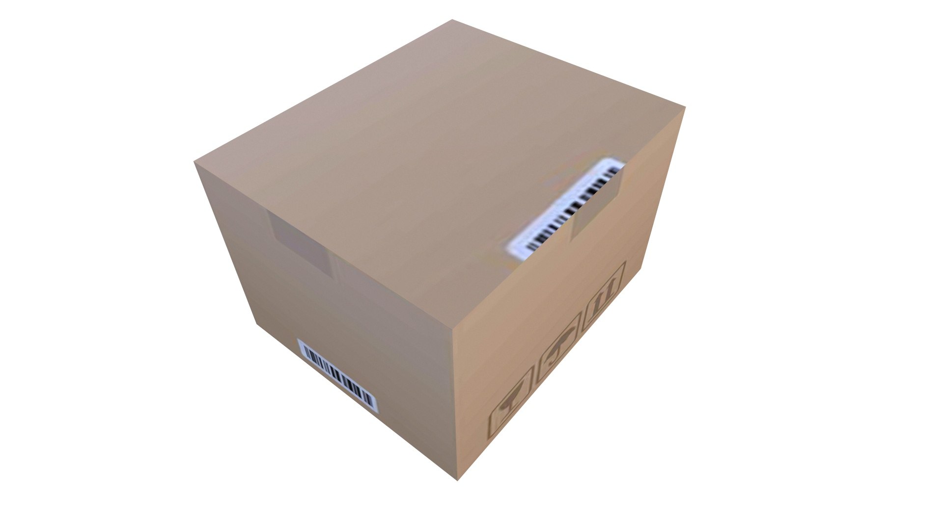 Carton Box Model - TurboSquid 2293402