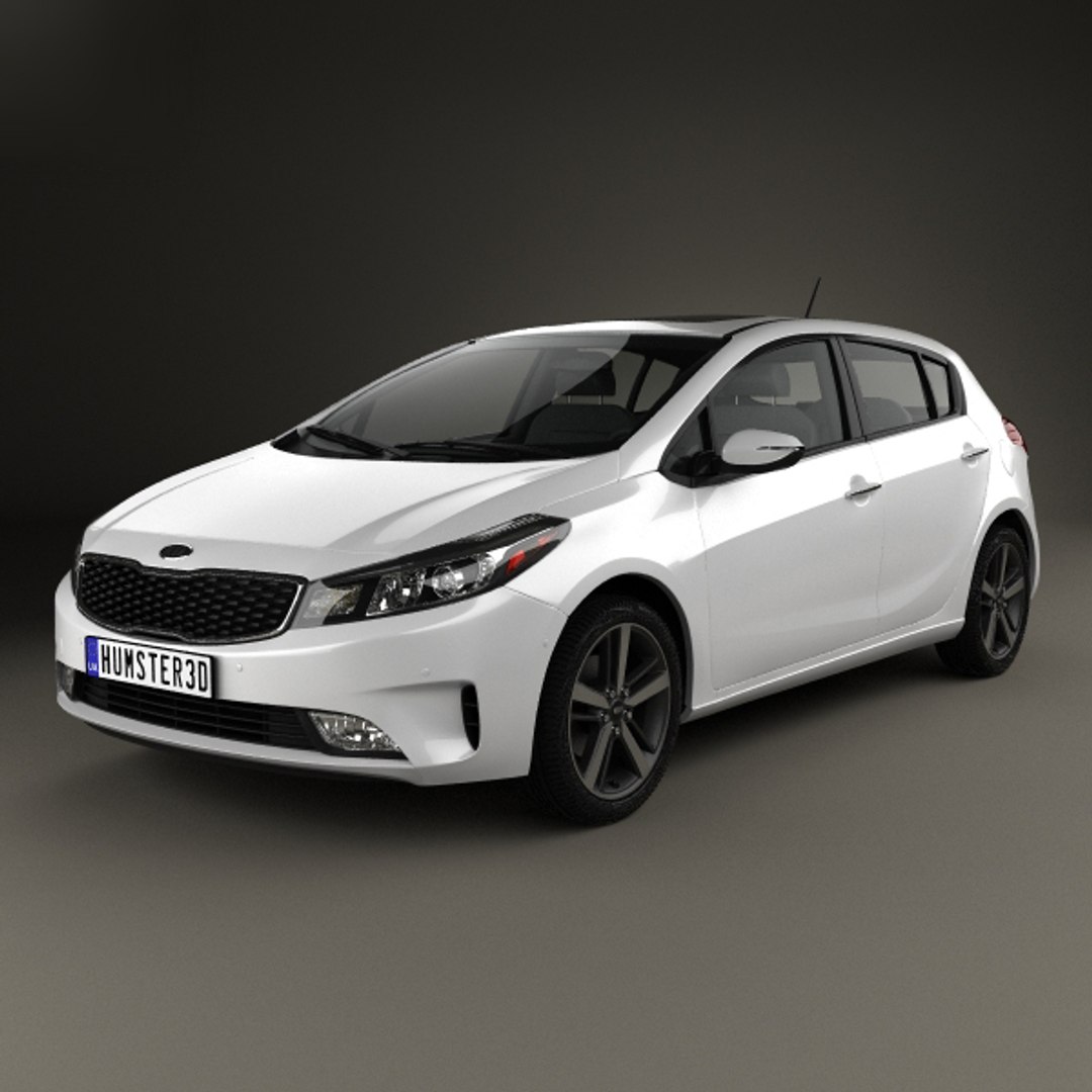 modelo 3d Kia K3 hatchback 5 puertas 2016 - TurboSquid 1298226