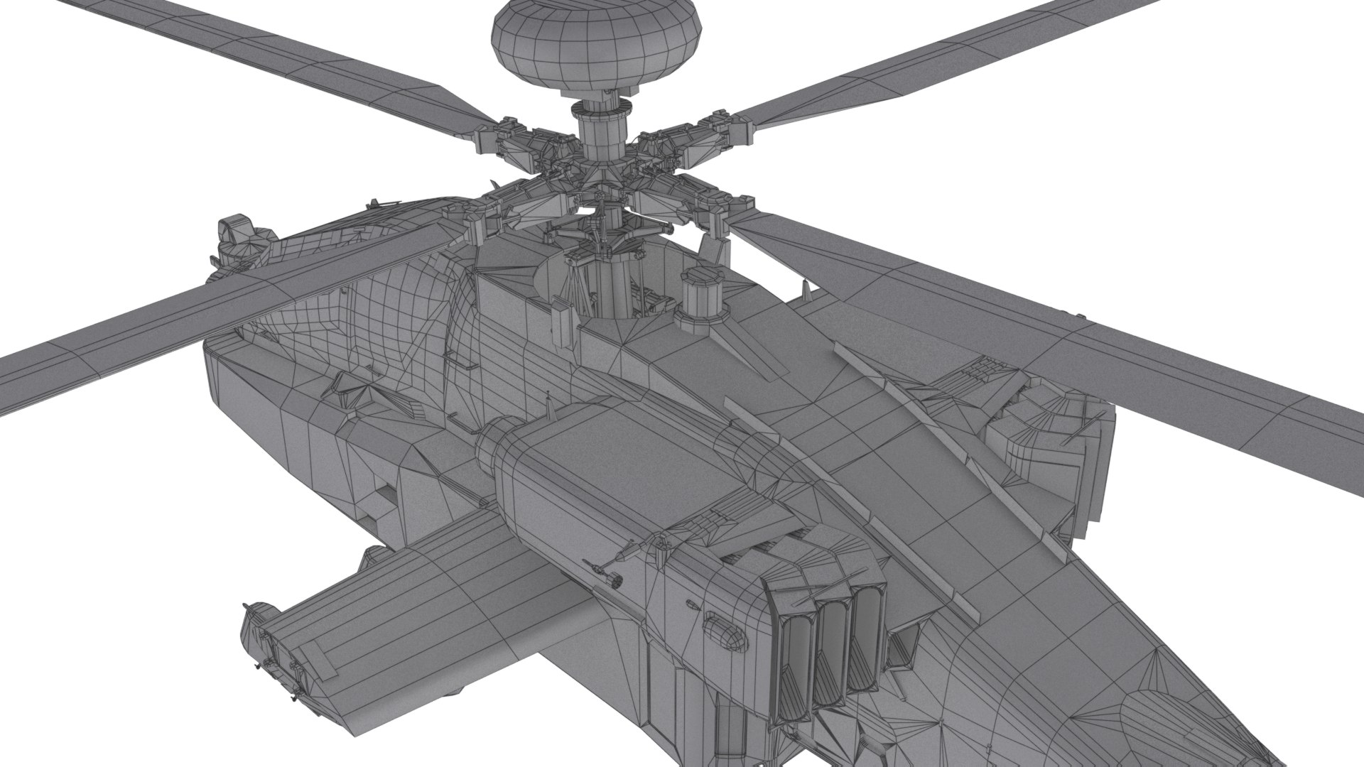 Ah-64 Apache Attack Helicopter 3D Model - TurboSquid 1671514