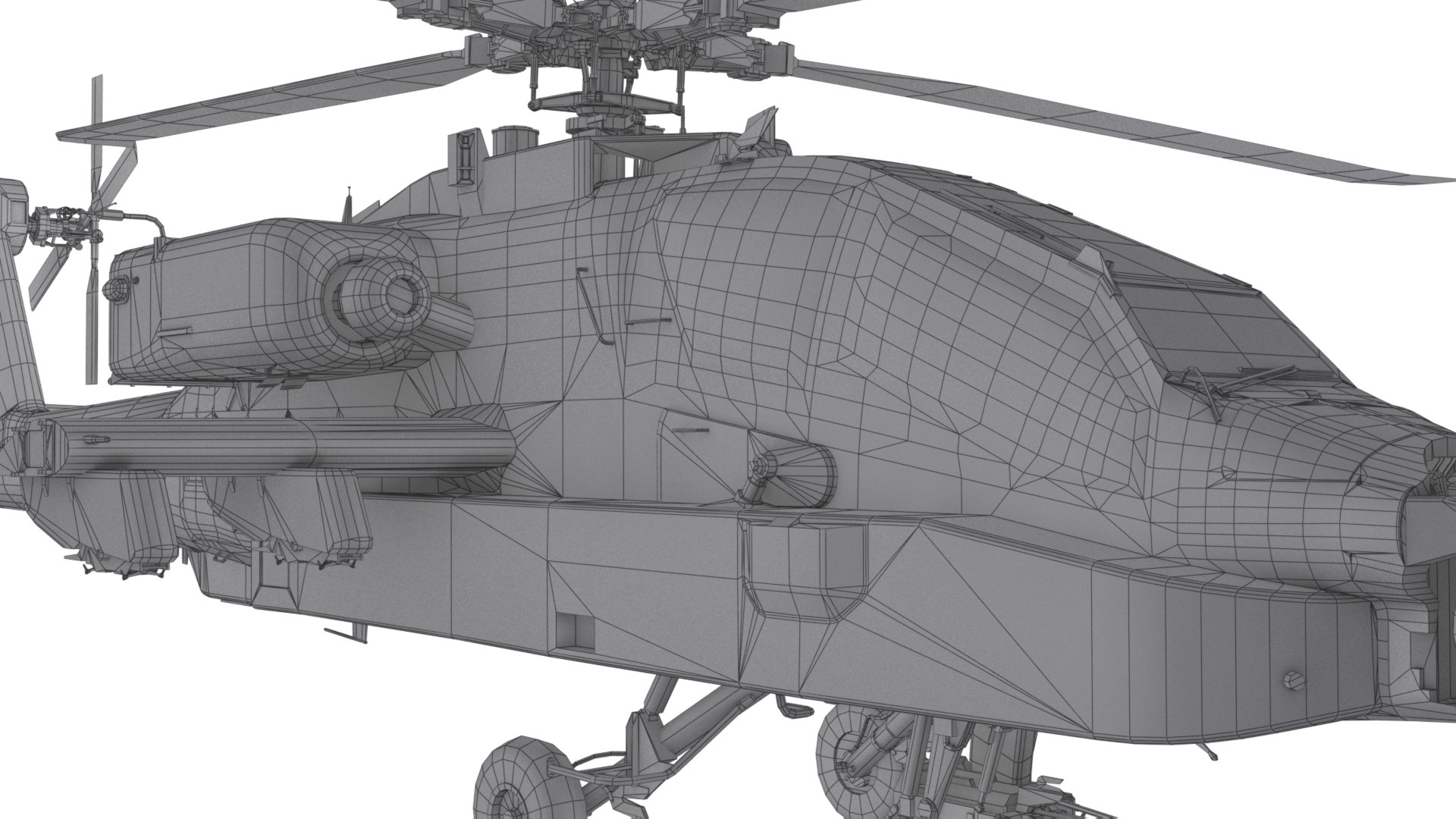 Ah-64 Apache Attack Helicopter 3D Model - TurboSquid 1671514