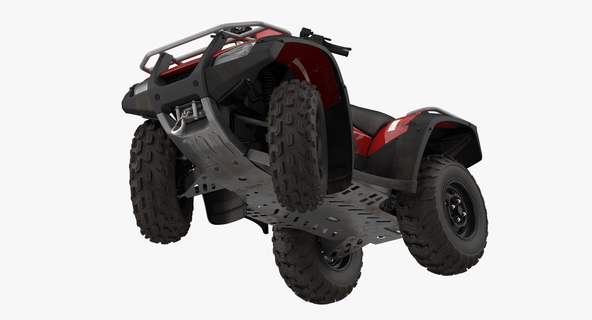 atv bike generic rigged 3d model