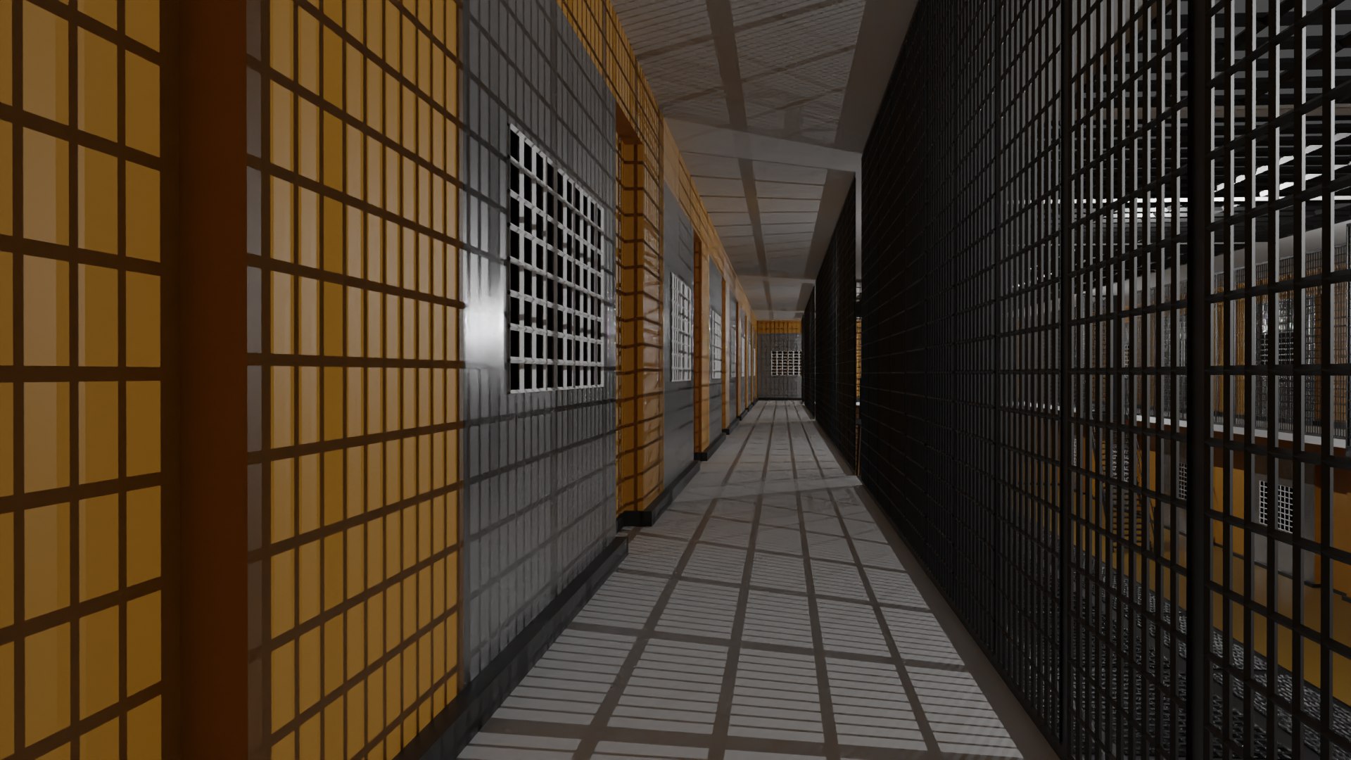 Prison Interior 3D Model - TurboSquid 2157352