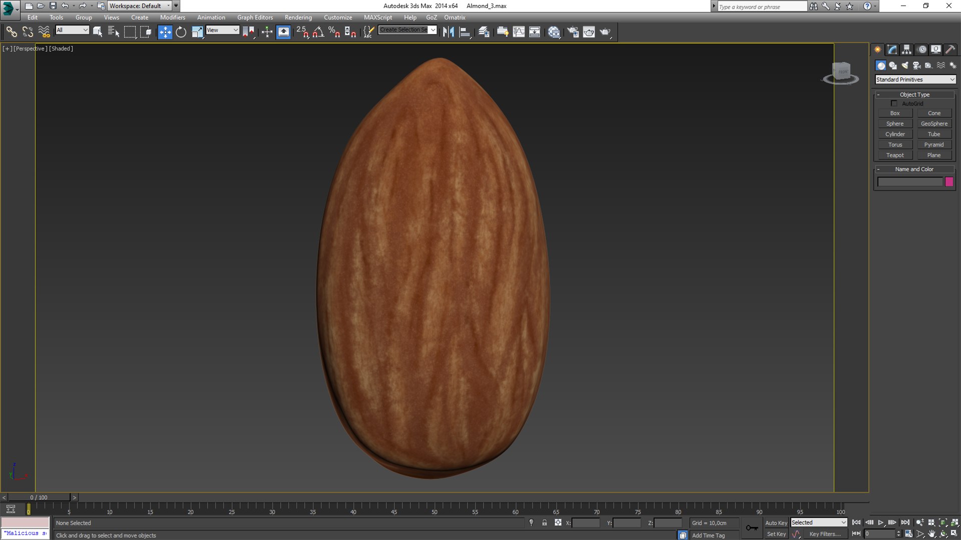 Almond 3 3D model - TurboSquid 1635851