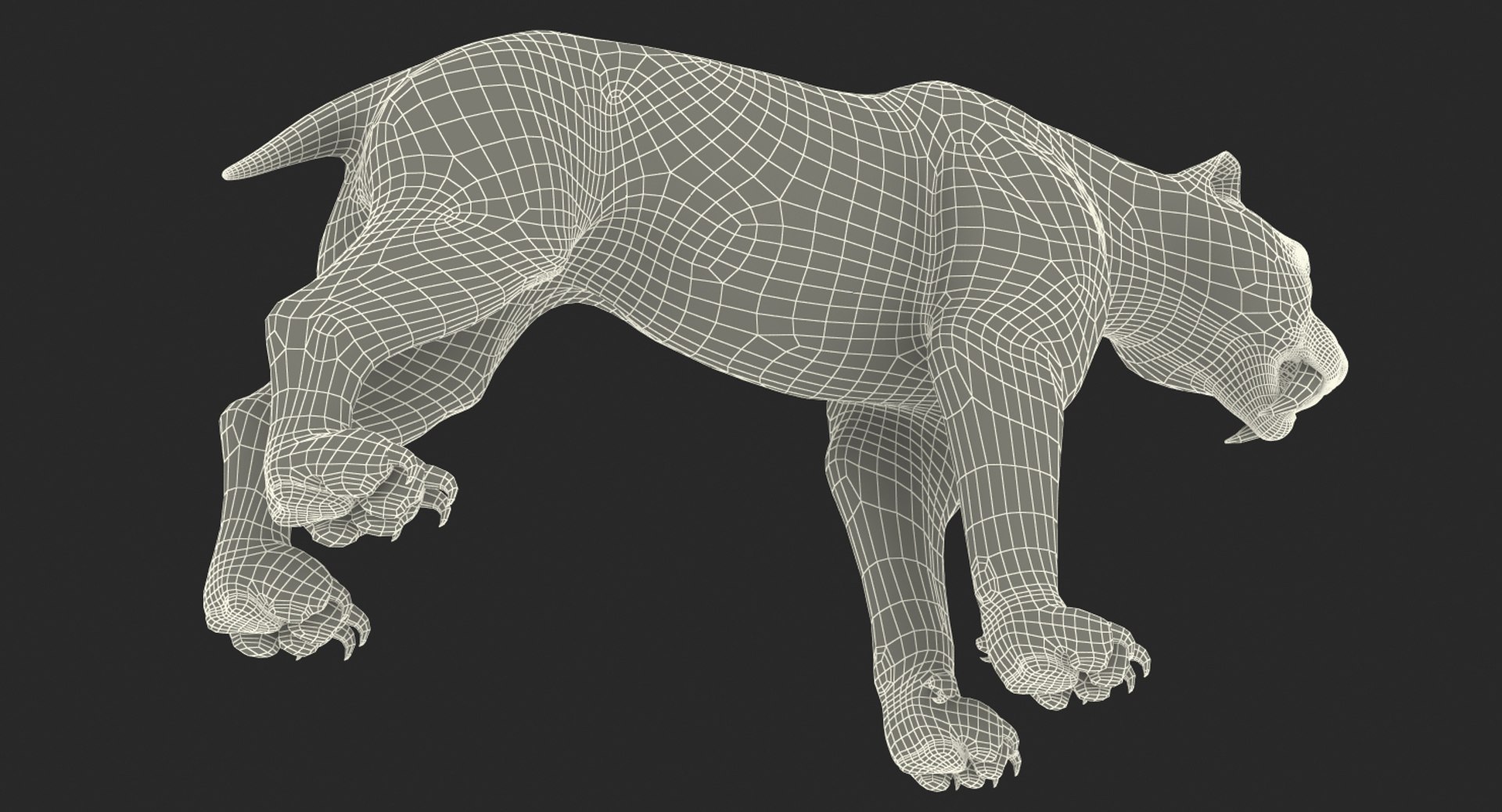 Arctic Saber Tooth Cat 3D Model - TurboSquid 1329521