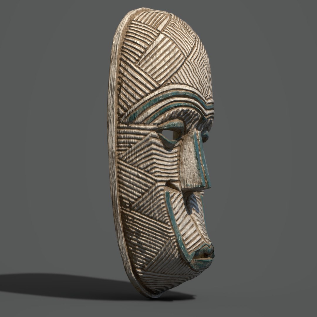 3D Mask Tribal - TurboSquid 1293687