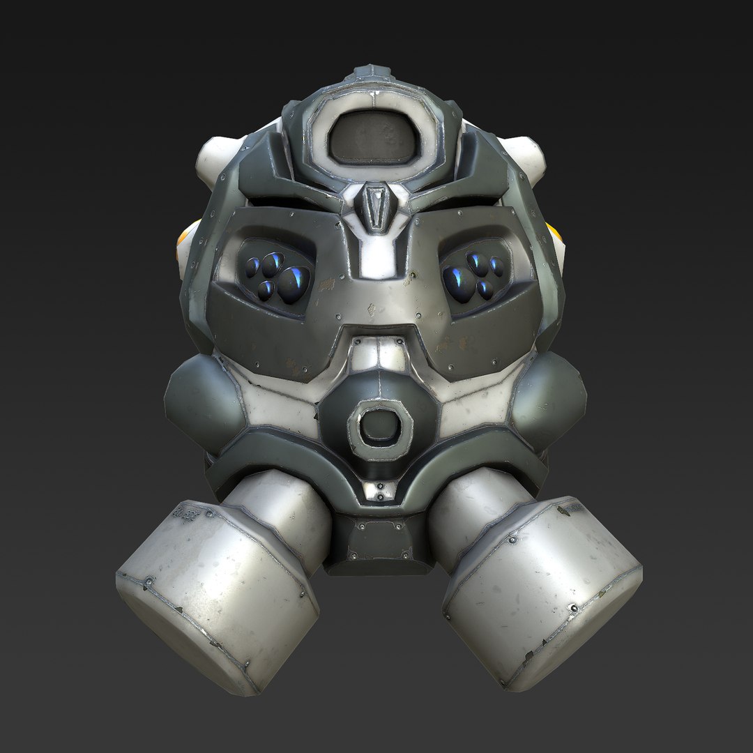 Sci-fi Gas Mask 3d Max