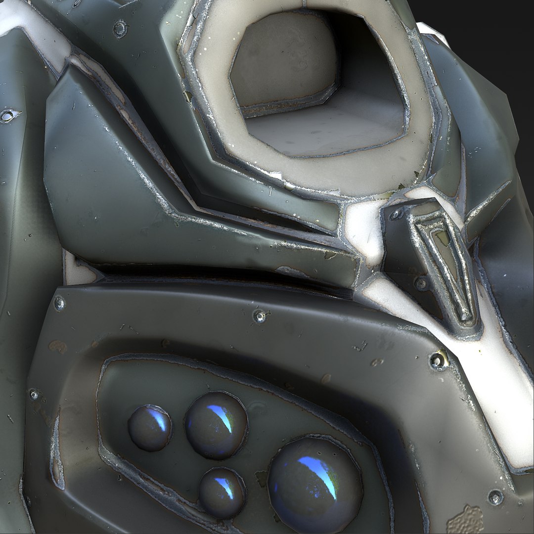 Sci-fi Gas Mask 3d Max