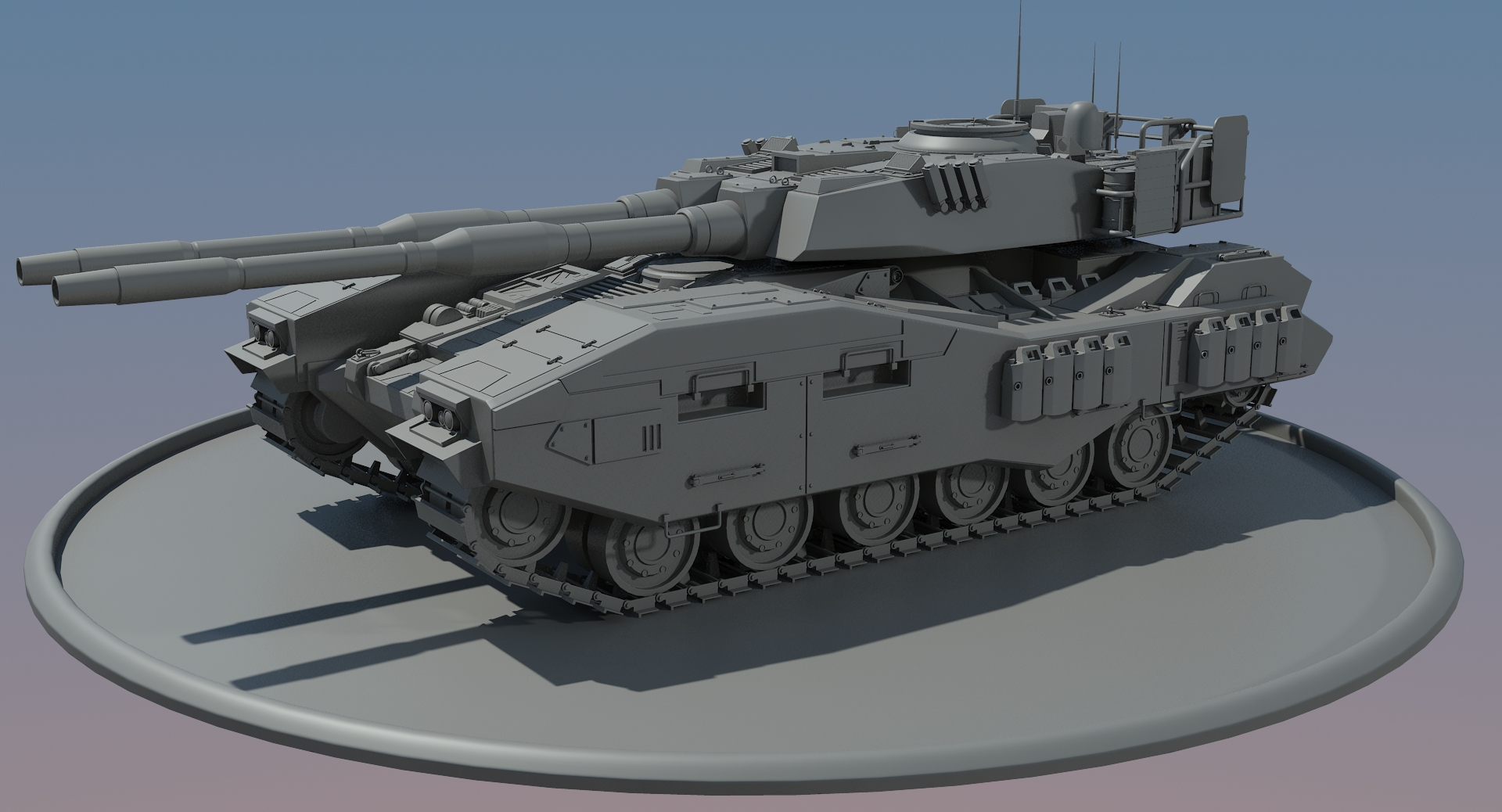 Futuristic tank 3D - TurboSquid 1198654
