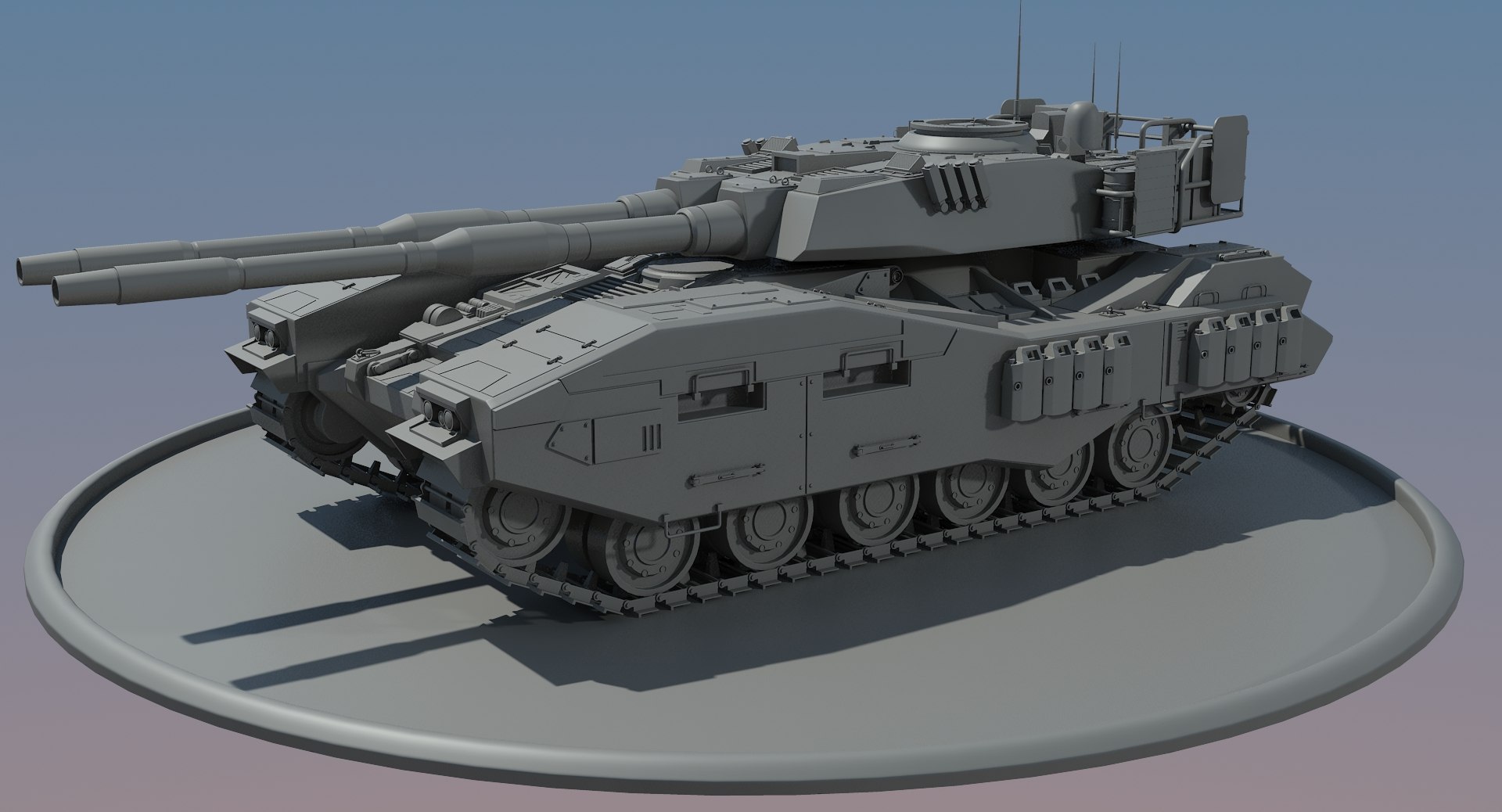 Futuristic tank 3D - TurboSquid 1198654