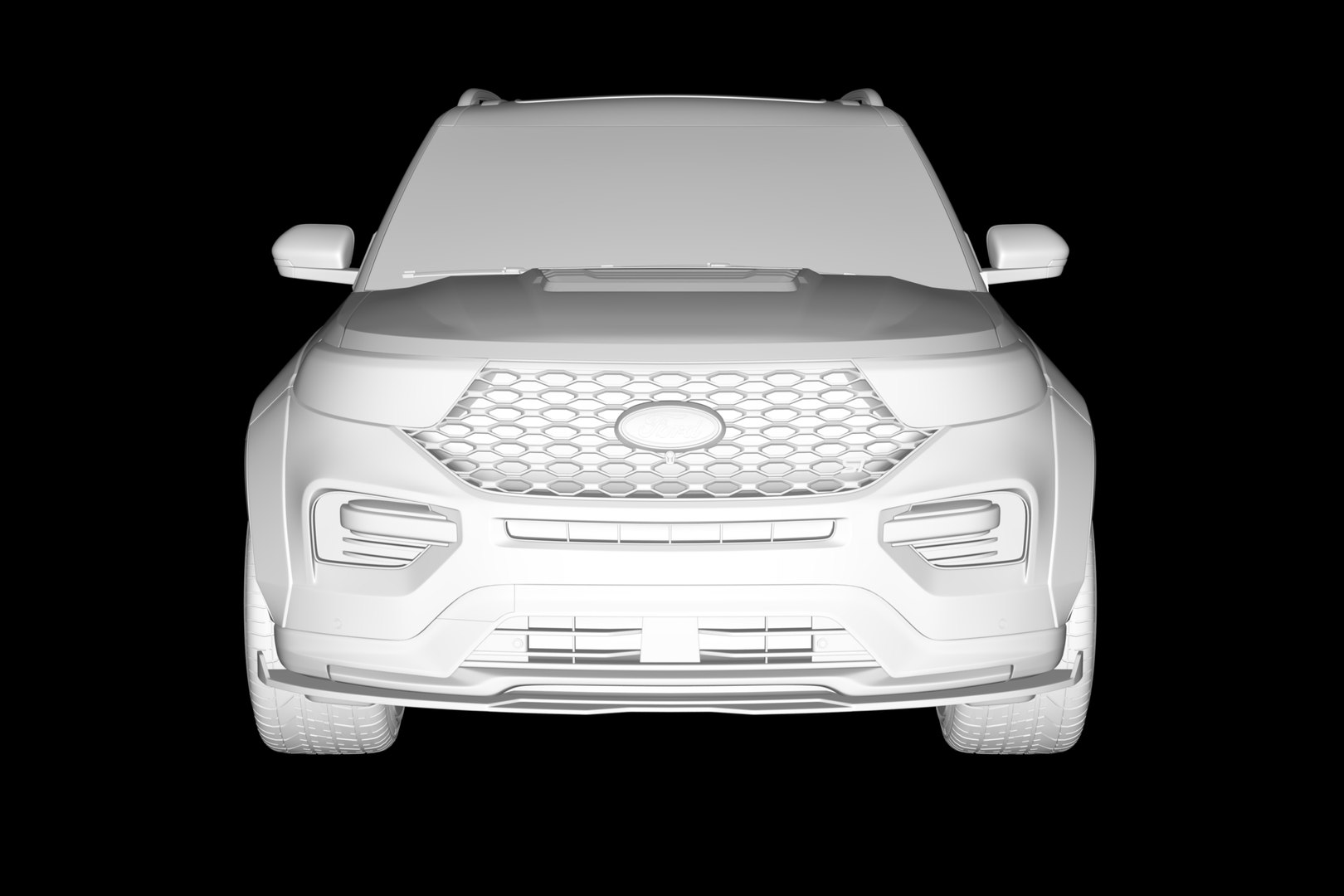 Ford Explorer ST 2020 Wide Body 3D Model - TurboSquid 2349604