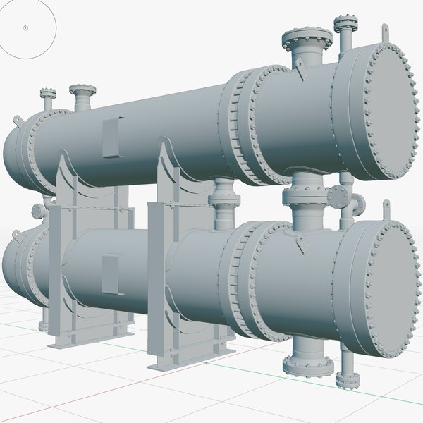 3D Heat Exchanger Highly Detailed - TurboSquid 1884420