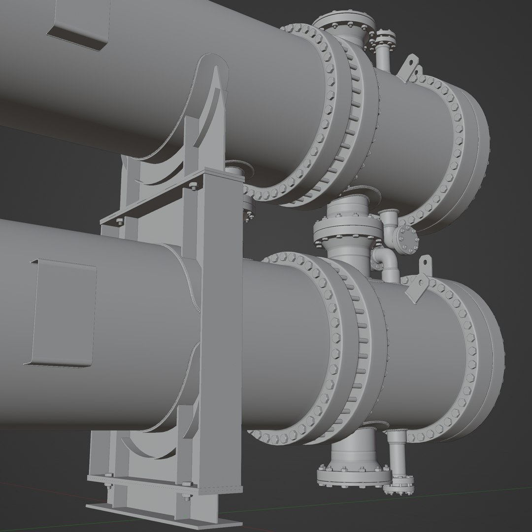 3D Heat Exchanger Highly Detailed - TurboSquid 1884420