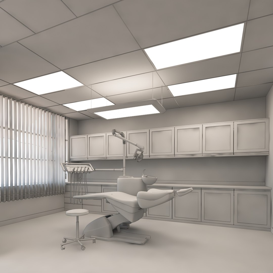 Dental Clinic 3D Model - TurboSquid 1437359