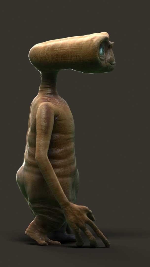 3d Alien Animate Model