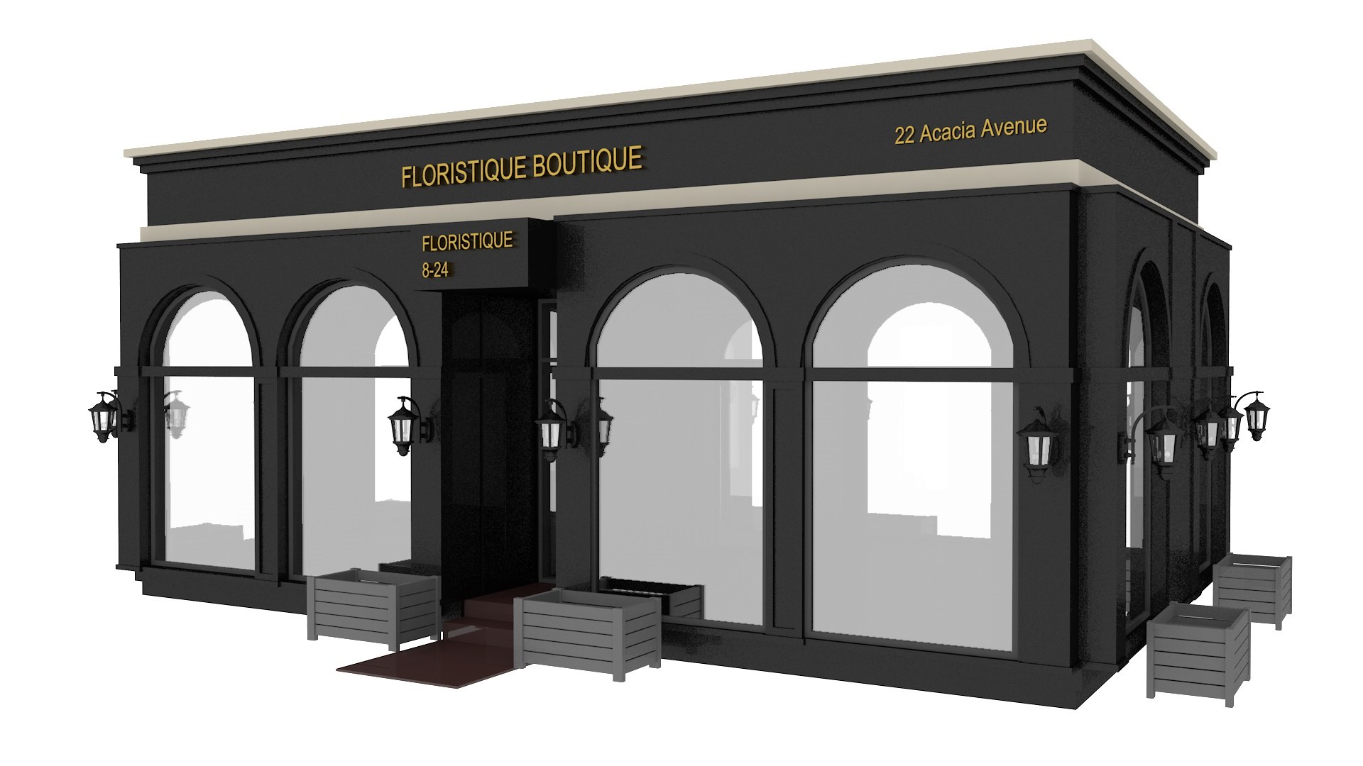 City Pavillion 3D Model - TurboSquid 1612053