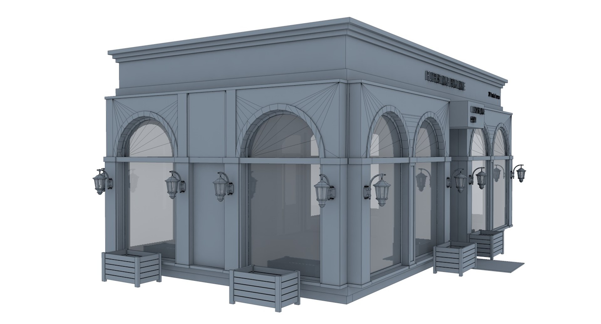 City Pavillion 3D Model - TurboSquid 1612053