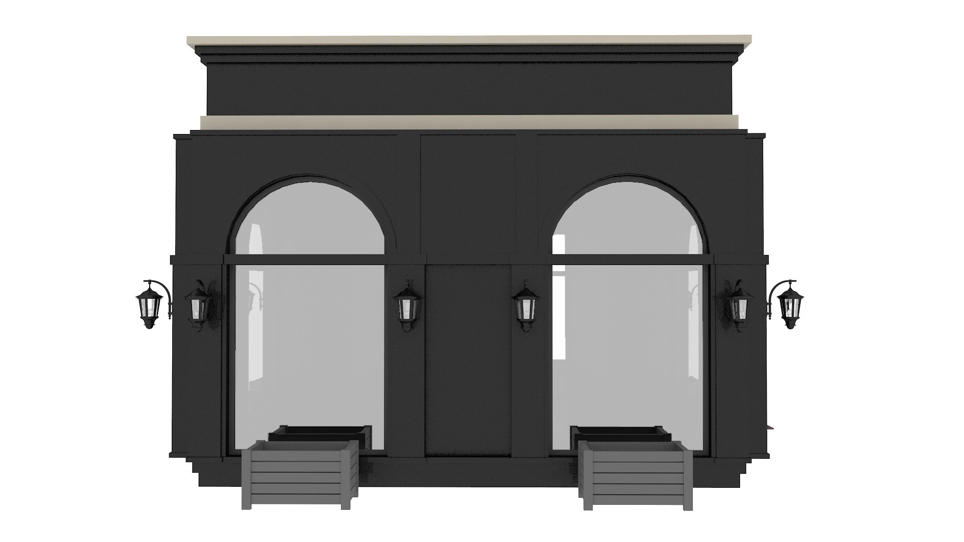 City Pavillion 3D Model - TurboSquid 1612053