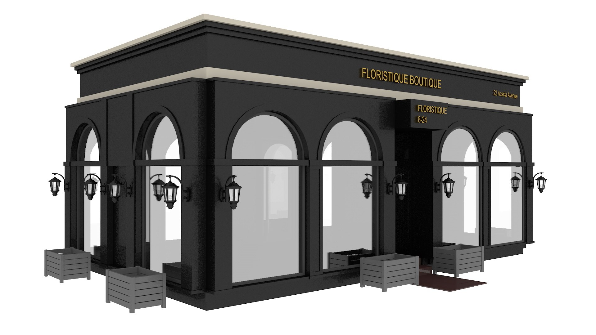 City Pavillion 3D Model - TurboSquid 1612053